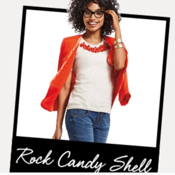 CAbi | Sweaters | Cabi Rock Candy Shell | Poshmark